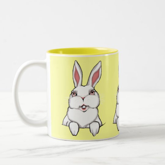 Bunny Rabbit Mug Coffee Cup Easter Bunny Cup | Zazzle.com