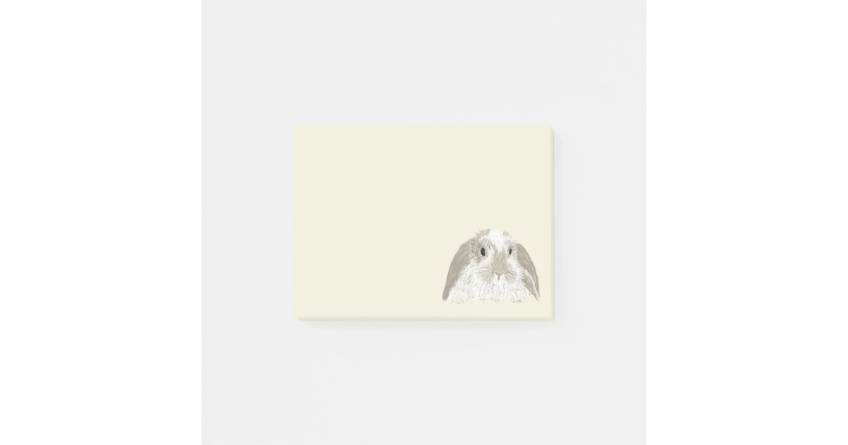 Bunny Rabbit Post-it Notes | Zazzle