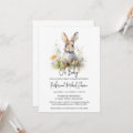 Bunny Rabbit Woodland Baby Shower Invitation | Zazzle
