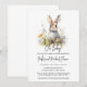Bunny Rabbit Woodland Baby Shower Invitation | Zazzle