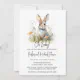 Bunny Rabbit Woodland Baby Shower Invitation | Zazzle