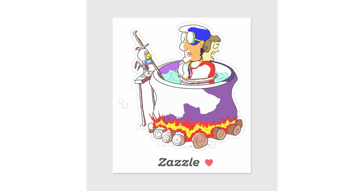 Bunny Stew Pot Sticker | Zazzle