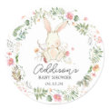 Bunny sticker, rabbit sticker, birthday stickers | Zazzle