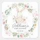 Bunny sticker, rabbit sticker, birthday stickers | Zazzle