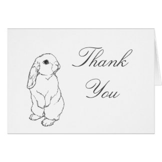Bunny Thank You Cards | Zazzle