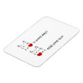 bunny u want this? / Customizable ASCII Text Art Magnet | Zazzle