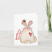 Bunny - Valentine Card | Zazzle