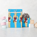 bunnygirl button wrapping paper | Zazzle