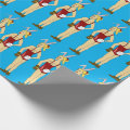 bunnygirl button wrapping paper | Zazzle