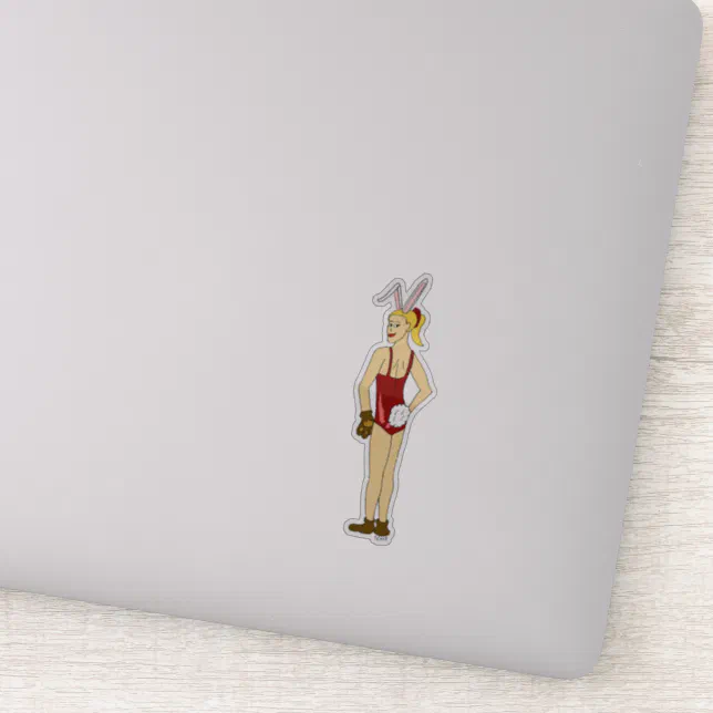 bunnygirl sticker | Zazzle