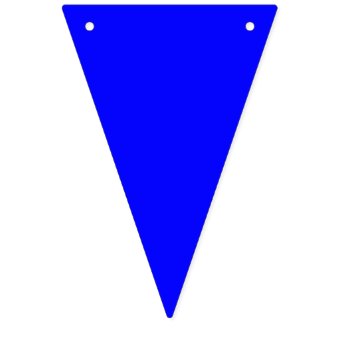 Bunting: Red & Blue Triangles Bunting Flags | Zazzle