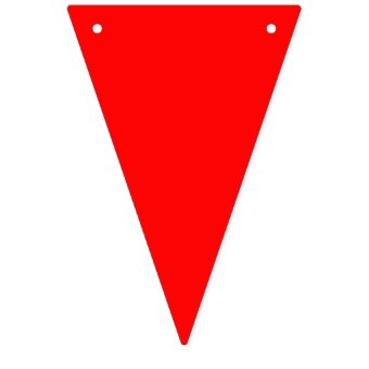 Bunting: Red & Blue Triangles Bunting Flags | Zazzle