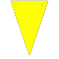 Bunting: Triangular: Yellow & Lime Bunting Flags | Zazzle