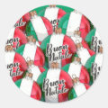 Buon Natale Italian Flag Ornaments Sticker | Zazzle