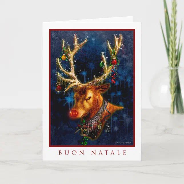 Buon Natale - Italian Merry Christmas Card | Zazzle