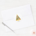 Buon Natale Italian Merry Christmas Pizza Slice Classic Round Sticker ...