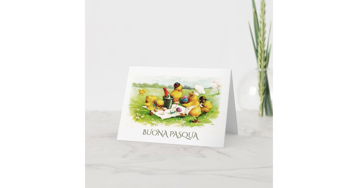 Buona Pasqua. Easter Greeting Cards in Italian | Zazzle