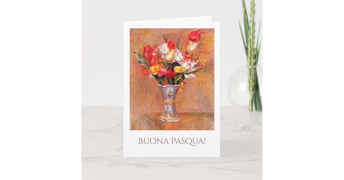 Buona Pasqua. Fine Art Easter Card in Italian | Zazzle