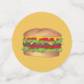Burger Hamburger Cheeseburger Picnic Cookout Party Confetti | Zazzle