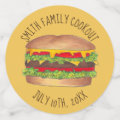 Burger Hamburger Cheeseburger Picnic Cookout Party Confetti | Zazzle