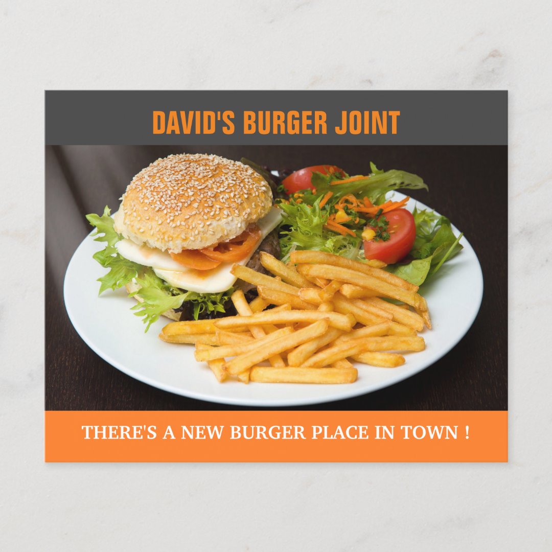 Burger Joint Grand Opening Flyer | Zazzle