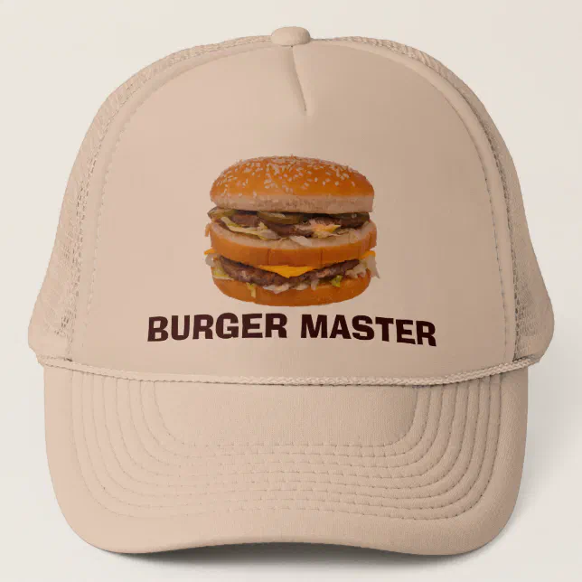 Burger Master Trucker Hat | Zazzle