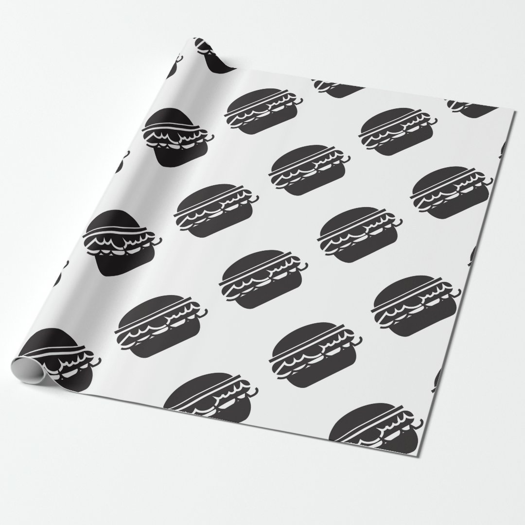 Burger Wrapping Paper | Zazzle