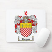 BURGESS FAMILY CREST - BURGESS COAT OF ARMS MOUSE PAD | Zazzle