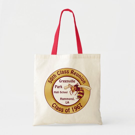 Burgundy And Gold Class Reunion Gift Ideas Totes Zazzle