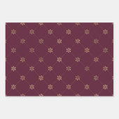 Burgundy and Gold Paris themed Wrapping Paper Sheets | Zazzle