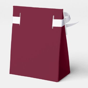 Burgundy and Gold Script Elegant Wedding Favor Boxes | Zazzle