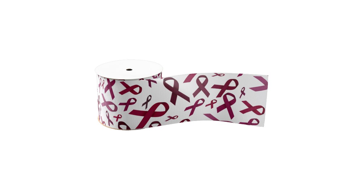 Burgundy Awareness Ribbon | Zazzle