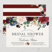 Burgundy Bouquet | Bridal Shower Invitation | Zazzle
