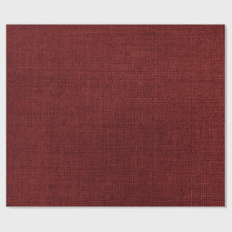 Burgundy Burlap Wrapping Paper | Zazzle