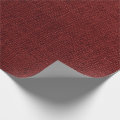 Burgundy Burlap Wrapping Paper | Zazzle