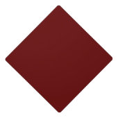 Burgundy color background ready to customize graduation cap topper | Zazzle