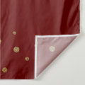 Burgundy Gold Class of backdrop custom graduation | Zazzle