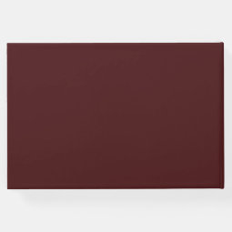 Burgundy Maroon Champaign Gold Floral Wedding Guest Book | Zazzle
