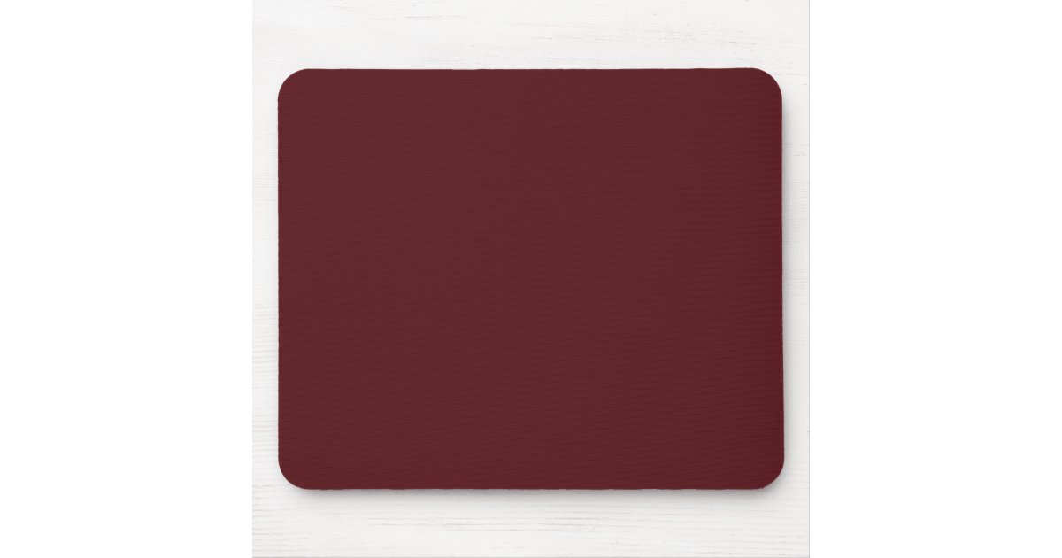 Burgundy Mouse Pad | Zazzle
