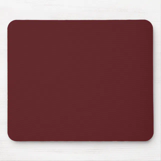Burgundy Mouse Pad | Zazzle