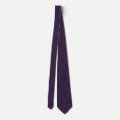 Burgundy Navy Floral Damask Wedding Neck Tie | Zazzle