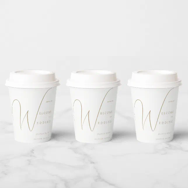 Burgundy Passion Wedding Paper Cups | Zazzle