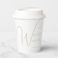Burgundy Passion Wedding Paper Cups | Zazzle