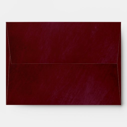 Burgundy Red and Gold Stripes Elegant Modern Envelope | Zazzle