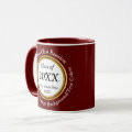 Burgundy, White and Black, Class Reunion Mugs | Zazzle