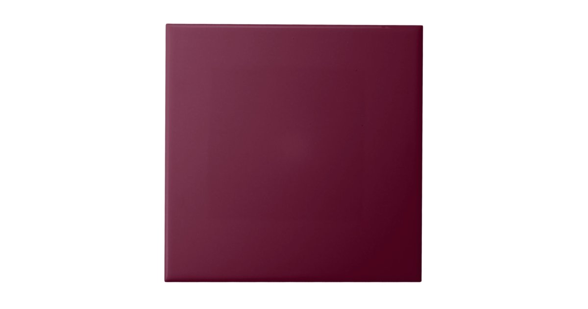 Burgundy Wine Solid Color | #5b0523 Ceramic Tile | Zazzle