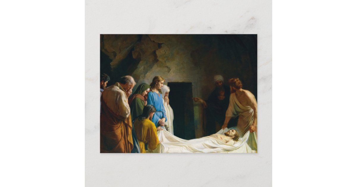 Burial of Jesus by Carl Bloch Postcard | Zazzle