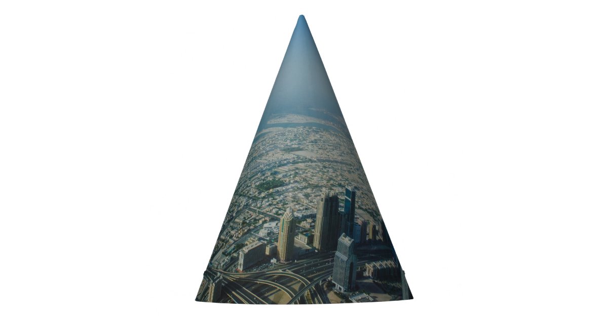 Burj Khalifa view, Dubai Party Hat | Zazzle