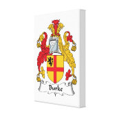 Burke Family Crest Canvas Print | Zazzle