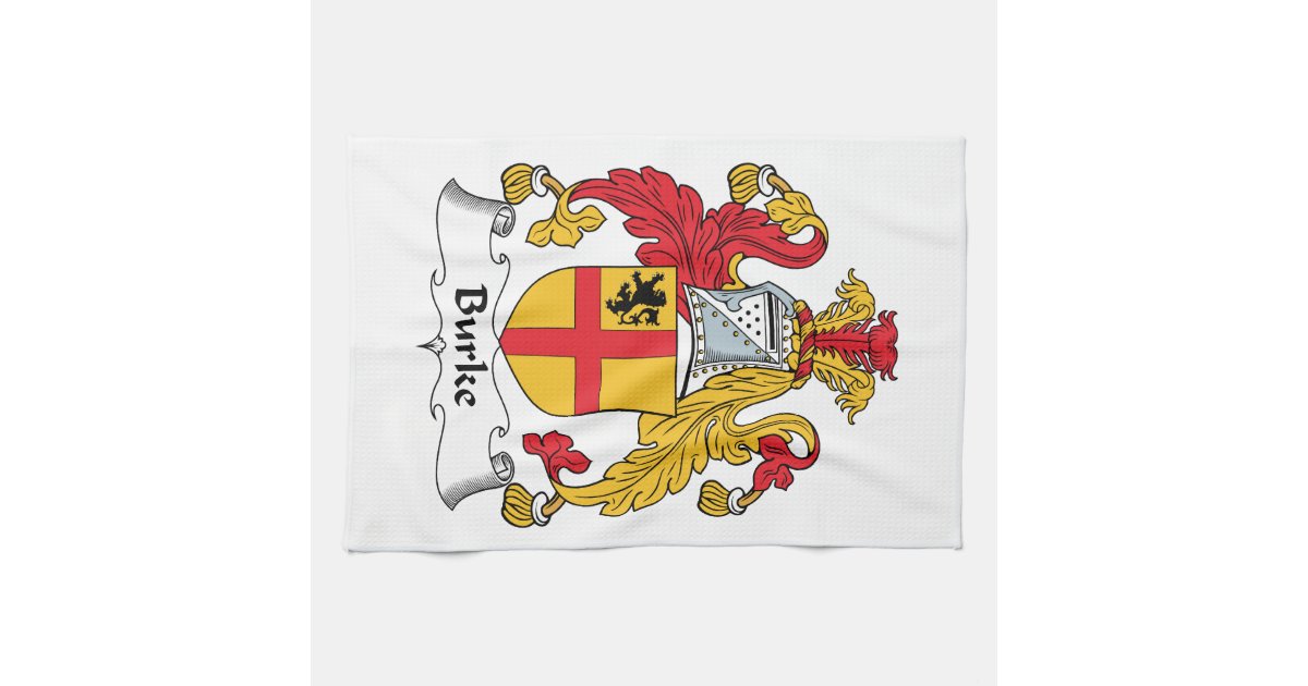 Burke Family Crest Towel | Zazzle